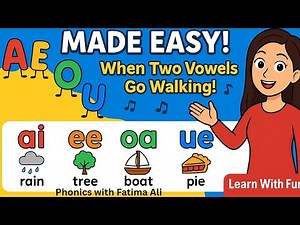 Vowel Digraphs||Easy way to learn vowel digraphs||Phonics for kids