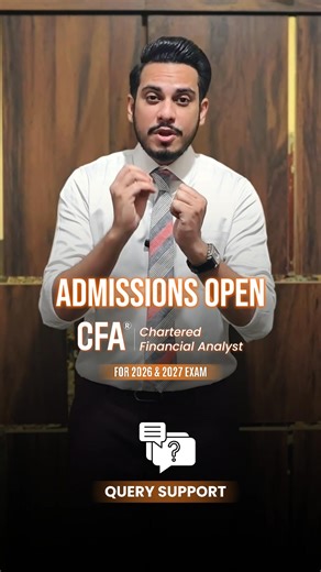 Admissions Open! Learn CFA from Our Faculty Member Sir Mohsin Azam Khan is announcing the launch of our Online CFA Prep Program for 2026 & 2027 exams (Level I, II & III). Start your CFA journey with expert guidance, structured study plans & full exam support. #CFA #CFAProgram #CFA2026 #CFA2027 #Mirchawala #FinanceCareers #InvestmentProfessionals | Mirchawala's Hub of Accountancy
