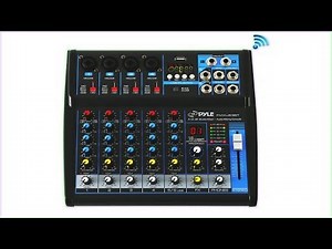 Pyle Mixer Digital Effects FX16 Bit DSP-(PMXU63BT)