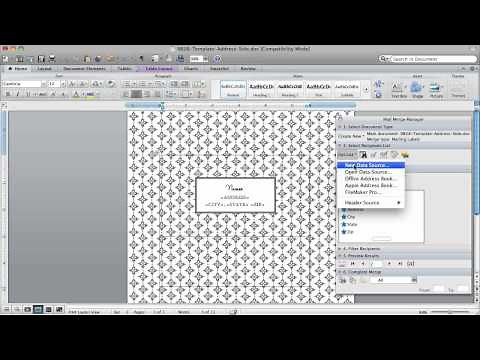How to Create a Save the Date Postcard with Mail Merge Addresses