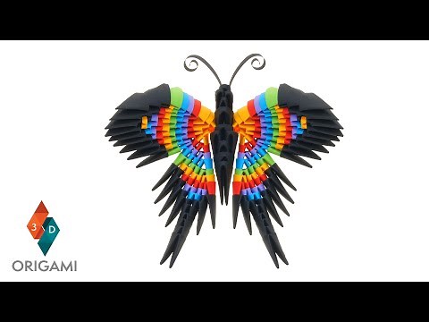 3D Origami - Butterfly - Tutorial