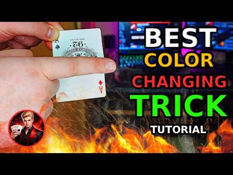 This Color Changing Card Trick Looks Like REAL Magic!