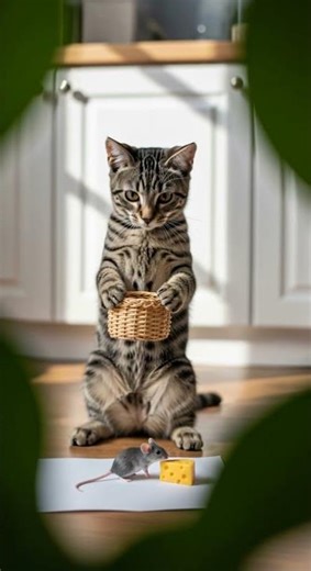 Shocking! Mouse didn’t check above—now it’s trapped forever #MouseTrap #Wildlife #Nature