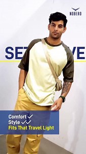 29 reactions · 10 comments | Beach days to mountain getaways. From breezy tees to all-day joggers, Nobero’s got your travel wardrobe sorted. Pack light, stay cool, and adventure in style ️ Shop your vibe now at nobero.com or drop by our store at Sarath City Mall, Hyderabad #nobero #fashleisure #noberofashion #travel #fashion #shopnow #hyderabad [Nobero, Travel Fits, Men's Fashion, joggers] | Nobero | Facebook
