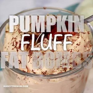 You can whip up a batch of this easy & delicious Pumpkin Fluff in minutes! Complete Recipe & Instructions ---> https://kaseytrenum.com/pumpkin-fluff-fat-bombs-keto-low-carb/ | Easy Keto/Low Carb Recipes