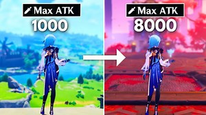 1000 to 8000 ATK !! Best Build for C0 Eula??