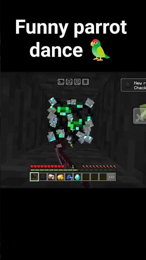 Minecraft funny parrot dance 🦜