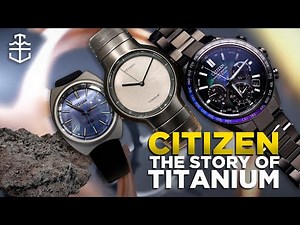 Citizen celebrates 55 years of titanium watches - the first watchmaker to ever use the material
