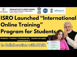 IIRS - ISRO International Online Training Programme | ISRO Govt of India Free Certificate -MOOC