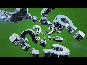 Epic Animated Question Marks Green Screen for Dynamic Video Backgrounds