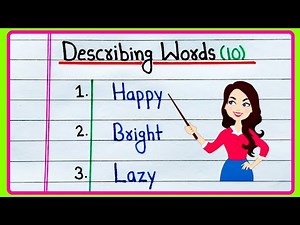 10 Describing words in English | Describing word | Adjective words | English Grammar