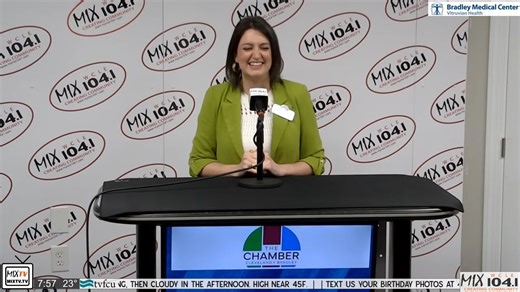 Danielle Seals with the Cleveland/Bradley Chamber of Commerce stopped by the studio today to talk about the upcoming Chamber Job Fair & Career Expo taking place at Bradley Square Mall next Friday, Feb. 13! | Mix 104.1 WCLE
