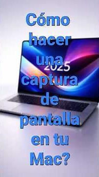 Cómo hacer una captura de pantalla en tu Mac? #apple #macbook