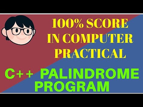 Class 11 computer science palindrome practical program