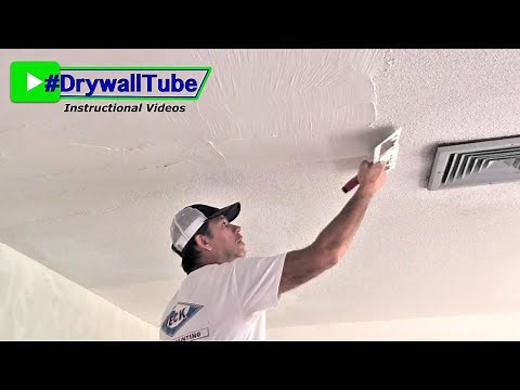 When To Skim Coat Over A Popcorn Ceiling?
