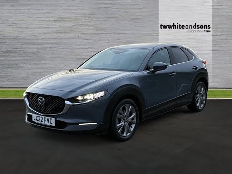 Mazda CX-30 2.0 e-SKYACTIV G MHEV Sport Lux Manual Polymetal Grey 1 Owner 38,347 Miles - LX22 FVC