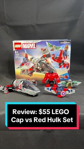 #gifted Lego Marvel Captain America vs Red Hulk Battle Set 76292 REVIEW What are your thoughts on this $55 set? 🫠 #lego #legomarvel #captainamerica #samwilson #redhulk #legoreview #legocollection #legocollector #captainamericabravenewworld