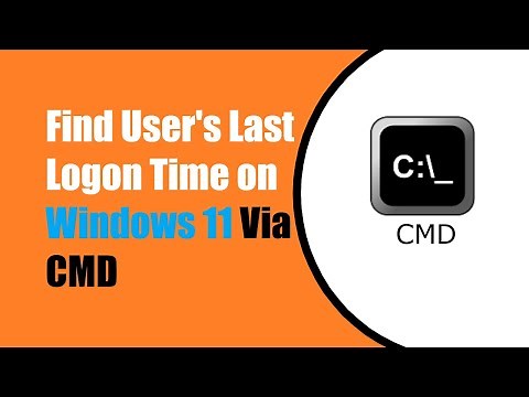 Find User's Last Logon Time on Windows 11 Via CMD.