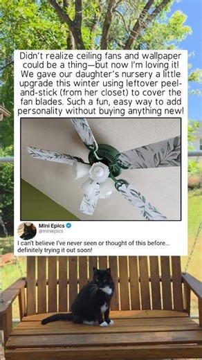 FAN MAKEOVER HACK! 🌿 Turn Blades Into Decor #diyhacks