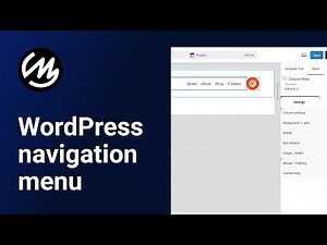 WordPress navigation menu