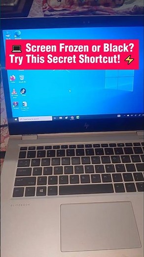 Laptop PC Screen Frozen or Black? Try This Secret Shortcut! 💻⚡