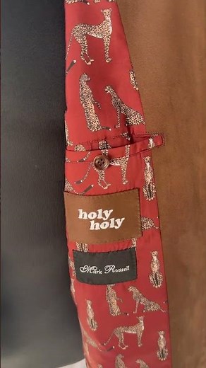 Custom suede bomber jacket ~ Mark Russell