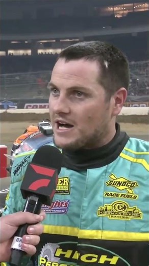 🥈 Ricky Thornton Jr. reacts after another runner-up finish in the Dome finale. #GatewayDirt