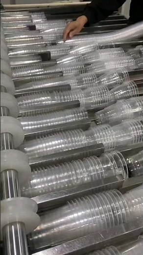 disposable cup glass making forming machine in factory#cup #machine
