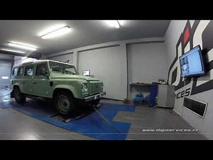 Landrover Defender TD4 122cv Reprogrammation Moteur @ 170cv Digiservices Paris 77 Dyno