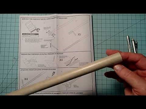 Estes "Mini Mean Machine" model rocket assembly