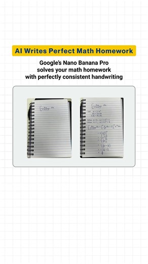 AI Writes Perfect Math Homework with Nano Banana Pro