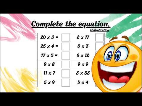 60-Second Multiplication Challenge! Small & Bigger Numbers 1-100 | Safe Place