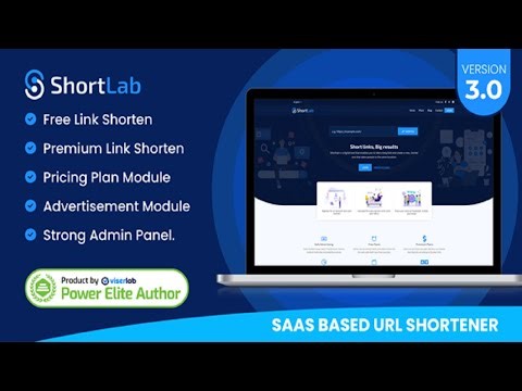 ShortLab Review Best SAAS Based URL Shortener PHP Script
