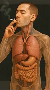 199K views · 828 reactions | Human digestive system and smoking 3D Animation #reels #viral #viralreels #reelschallenge #short #drkriahna | Drx Krishna Sharma | Facebook