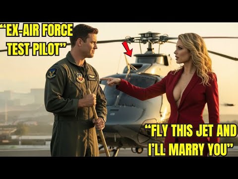 "CEO Laughed at the Janitor: ‘Fly This Helicopter, I’ll Marry You’ — His Hidden Secret Shocked Her!"
