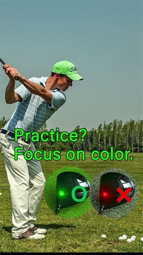 Smart LED Driver: LIVE Swing Guide Fixes Slice INSTANTLY (DIY Kit w/ Data Analysis) #shorts