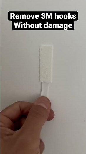 Remove 3M hooks without damage