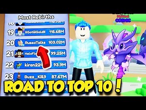 ROAD TO TOP 10 ON LEADERBOARDS IN CLICKER SIMULATOR X!!