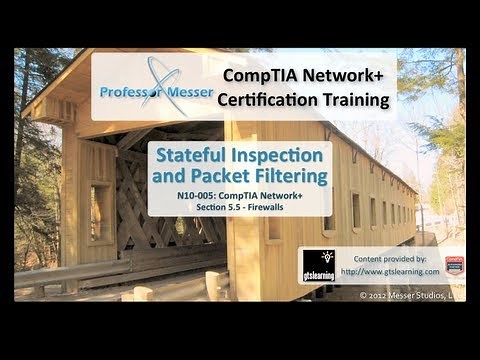 Stateful Inspection and Packet Filtering - CompTIA Network+ N10-005: 5.5