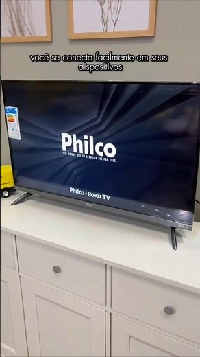 32" Philco Smart TV with LED Roku TV and Dolby Audio