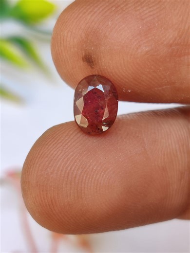 Natural Red Ruby Gemstone, Untreated Madagascar Ruby Gemstone, Transparent Ruby for Gift and Jewelry Making, 8.5x6.4x4.6 Mm, 2.47 Carats - Etsy
