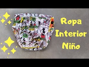 Children's Underwear: How to make boys' underwear step by step with patterns