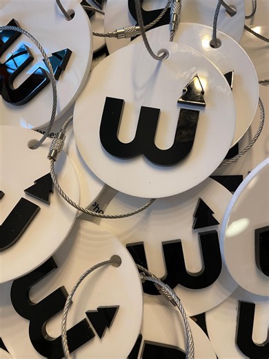 Custom Business Logo Keychains | Company Keychain | Small Business Branding - Etsy