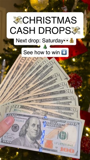 Dallas Cash Drops on Instagram: "💸 CHRISTMAS CASH DROPS ARE HERE! 💸 We’re giving away cash all month leading up to Christmas 🎄🔥 NEXT DROP: SATURDAY 👀💰 PLUS — $20 COMMENT GIVEAWAY 🎁 To enter: 1️⃣ Follow @dallascashdrops 2️⃣ Like + Share this reel 3️⃣ Tag 2 friends in the comments Winner announced Sunday 💸 Good luck everyone! 🎄💰 #dallas #dfw #cashdrop #giveaway #findthecash"