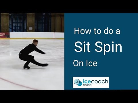 Learn How to do a Sit Spin on Ice! Ice skating tutorial by Ice Coach Online