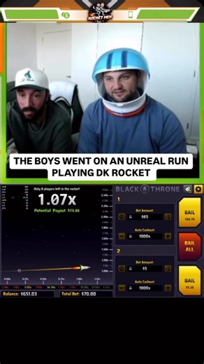 The Rocket Men took DraftKings Rocket to the moon | DraftKings Casino