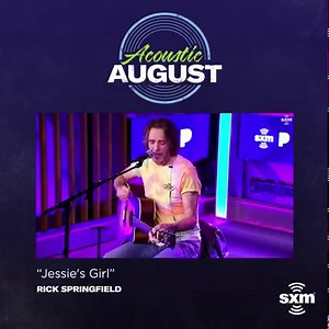38K views · 1.7K reactions | Jump start your Monday with this acoustic performance of "Jessie's Girl" by Rick Springfield. Check out the full performance, and the rest of 'Acoustic August,' on the SXM App. | SiriusXM | Facebook