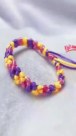 How to make a bracelet#handrope #foryoupage #yarn #sennit #macrame #weave | Youra Khorn