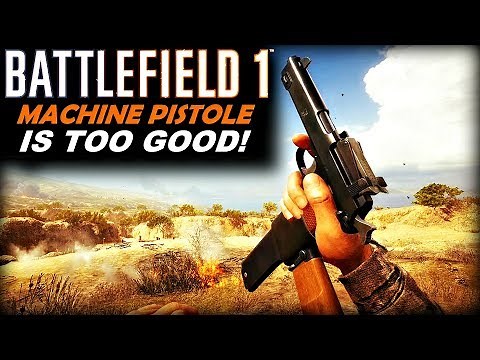 M1912 MACHINE PISTOLE - WORLD'S FIRST FULL AUTO PISTOL! - (BATTLEFIELD 1: TURNING TIDES DLC 3)
