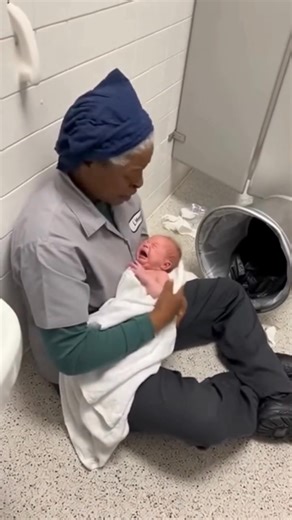 The rest stop bathroom was dead silent. Then came a tiny, terrified whimper from inside a metal trash bin. Martha had worked the night shift at the interstate rest stop for over a decade. She was used to silence, grime, and being invisible to the passing travelers. Her job was simple: keep the place clean and don’t ask questions. But at 3:00 AM on a Tuesday, everything changed. While making her final rounds, she noticed a heavy bin in the far stall. Thinking it was just household trash, she sigh
